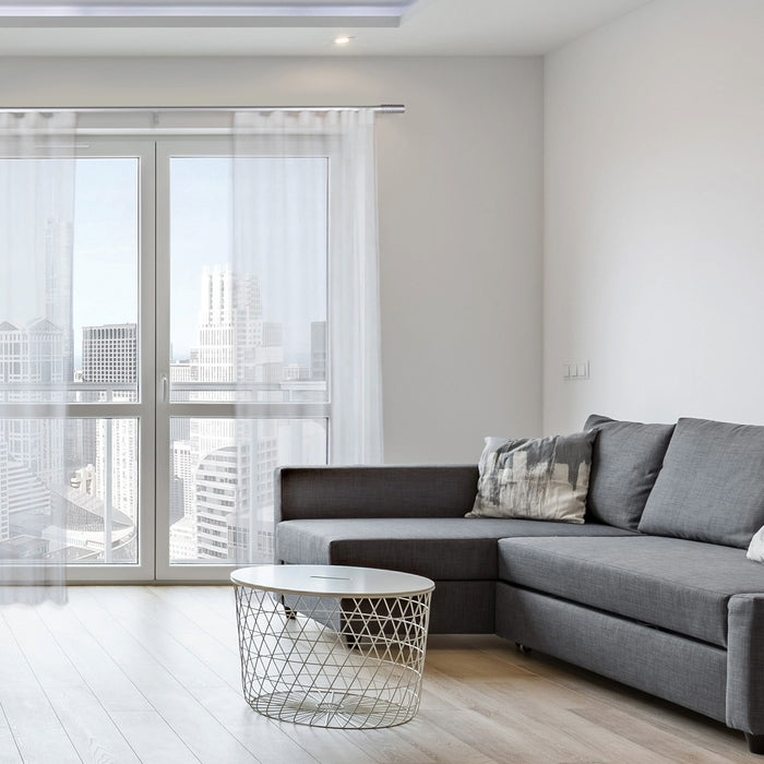 MT35 sheer Kit Single layer Natural Aluminum — ElementiBlinds